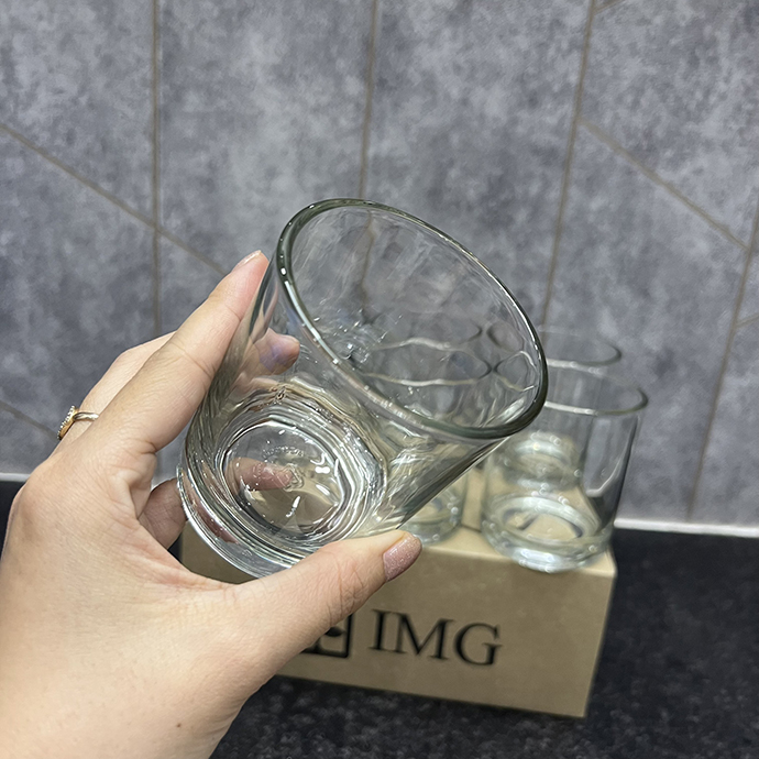 SS 06 - BỘ LY THUỶ TINH 6 CÁI 195ML THƯƠNG HIỆU IMG MT 12-7 IN LOGO THEO YÊU CẦU